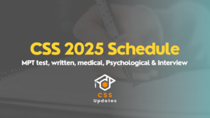 CSS Exam Date 2026 | CSS 2026 Schedule - CSS Updates
