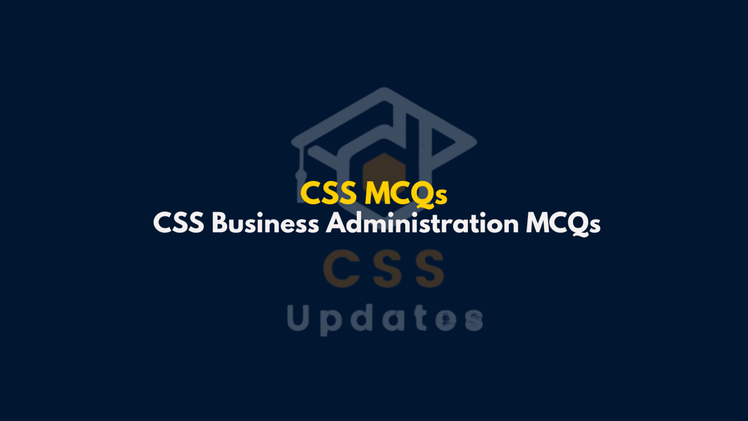 CSS Public Administration Past Papers - CSS Past Papers